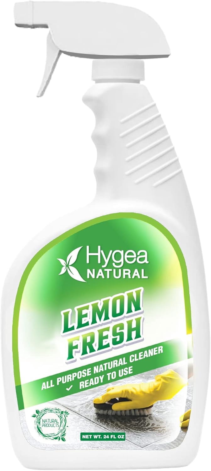 Hygea Natural Lemon Fresh All Purpose Cleaner Floor Cleaning Spray, 24 ...