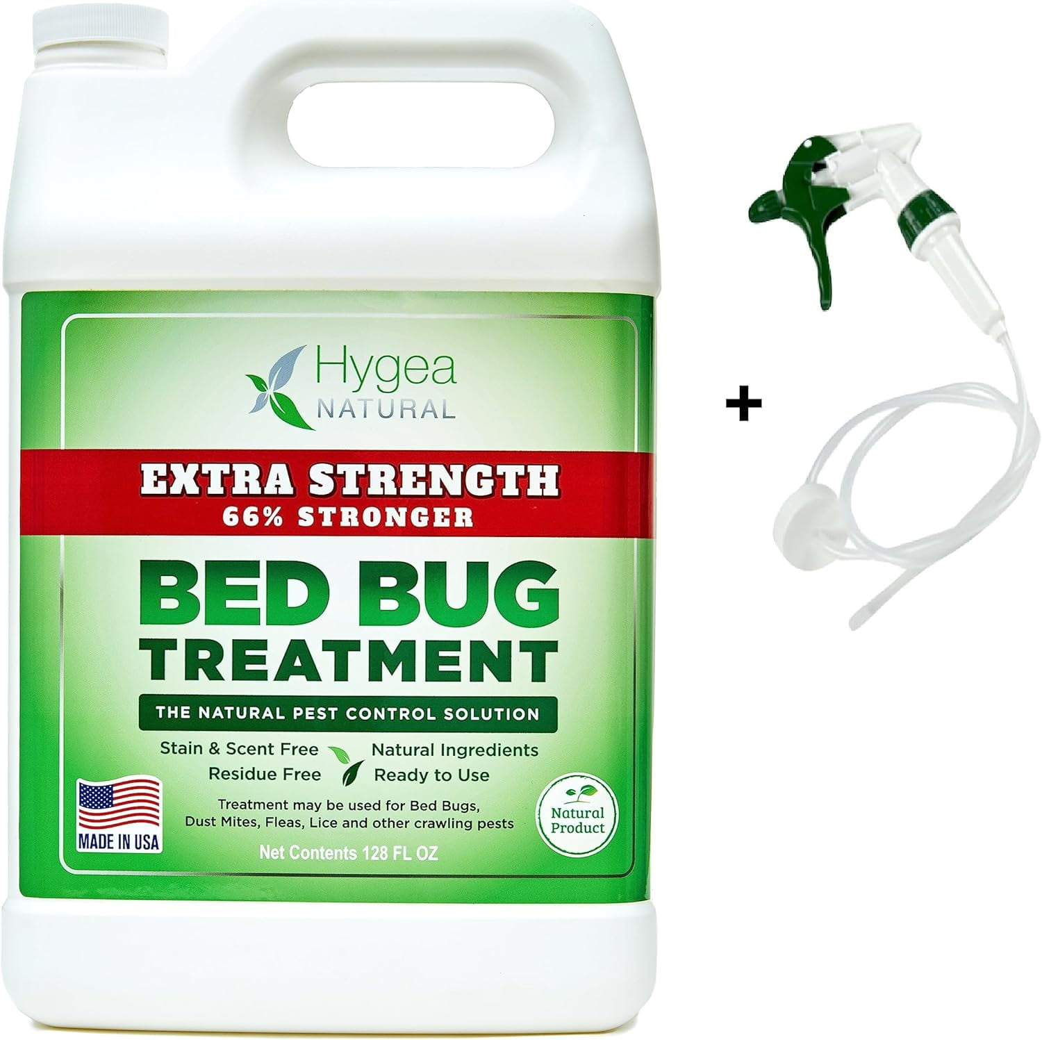 Hygea Natural Extra Strenght Bed Bug, Lice, Mite Killer - Indoor ...