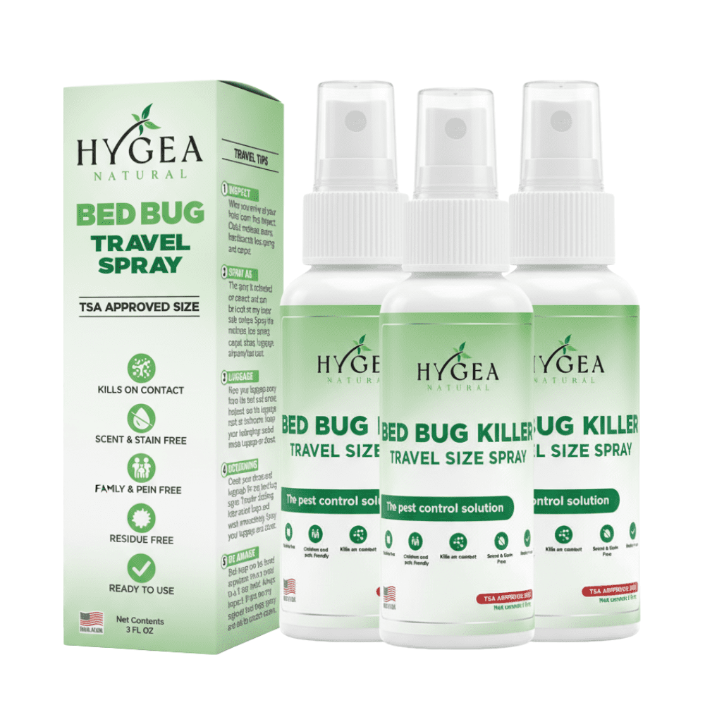 Hygea Natural Home Dust Defense Bed Bug, Lice, Mite & Flea Travel Spray ...