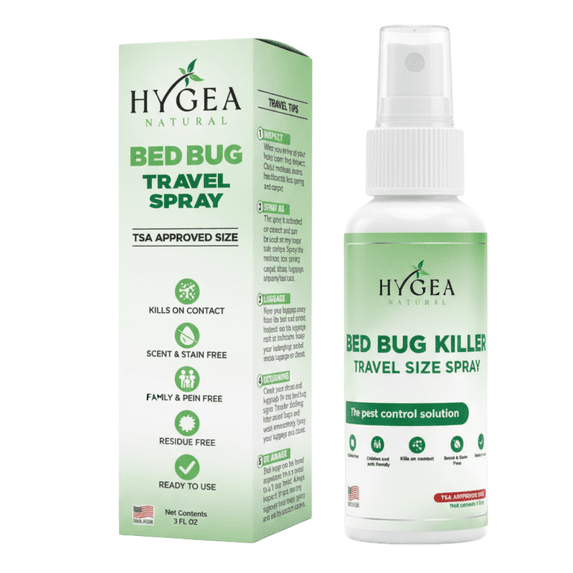 Hygea Natural Lice, Mite & Bed Bug Travel Spray, 3 oz - Walmart.com