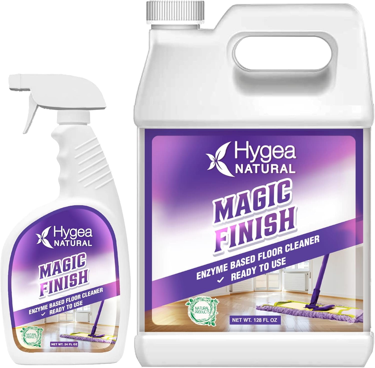 Hygea Natural Magic Finish Enzyme Based Floor Cleaner Ready to Use ...