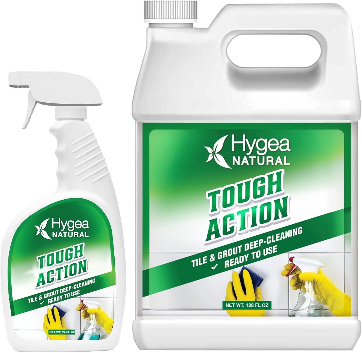 Hygea Natural Tough Tile Cleaner, Shower & Floor Cleaner for Soap Scum ...