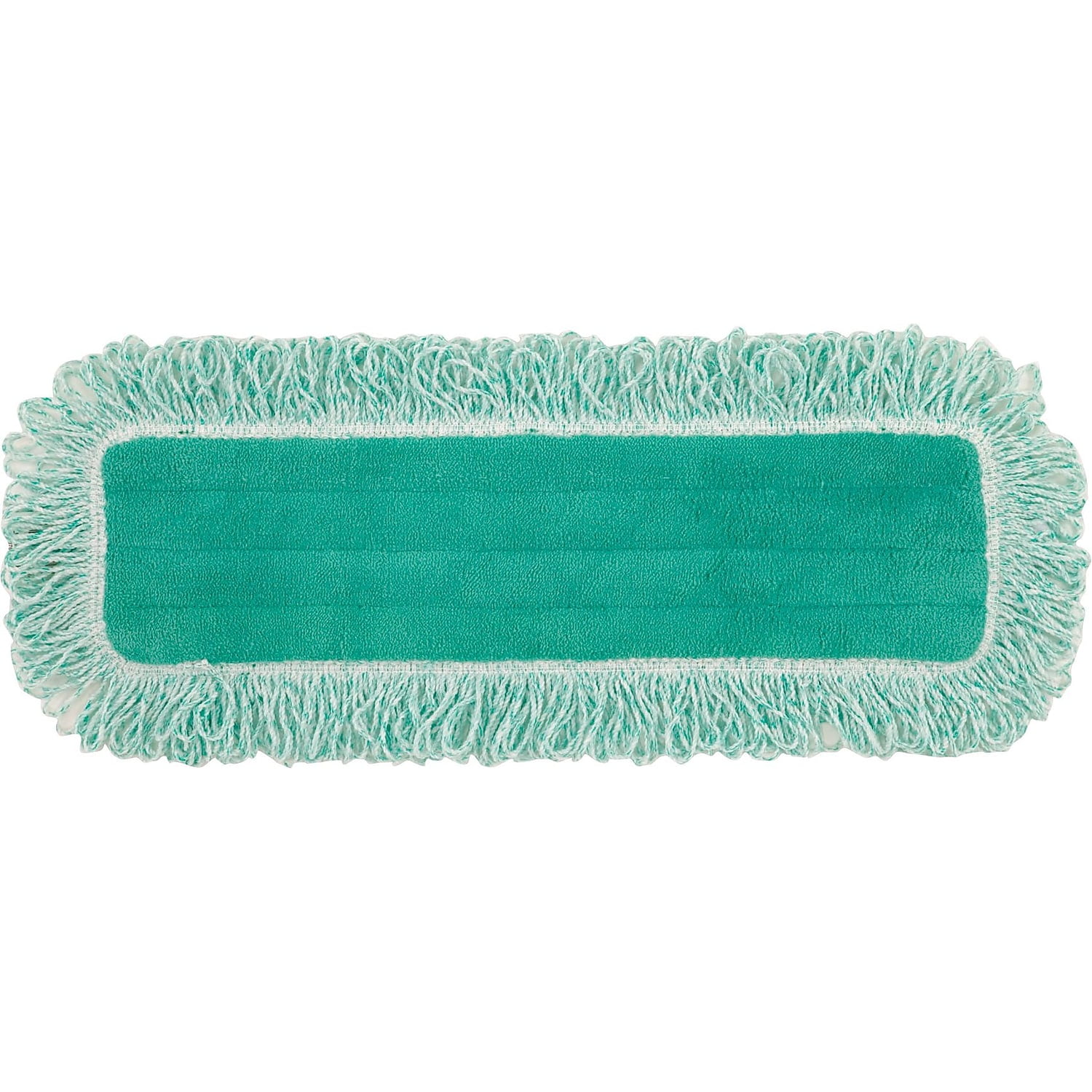 Rubbermaid HygenMicrofiber Dust Mop Pad with Fringe Dry Green 24 ...