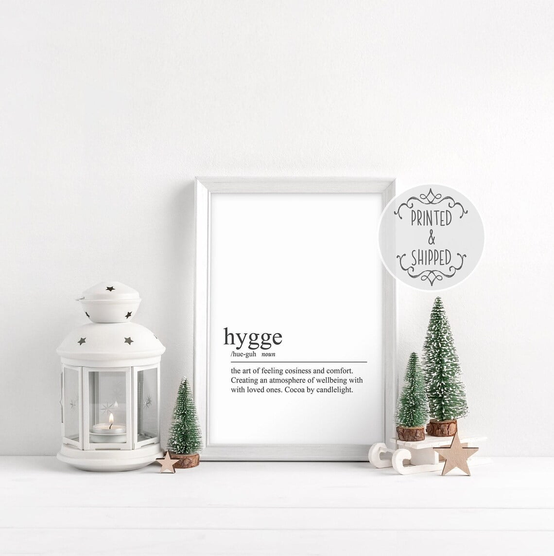 Hygge Definition Print, Kitchen Art, Home Decor, Gift Wall Art ...