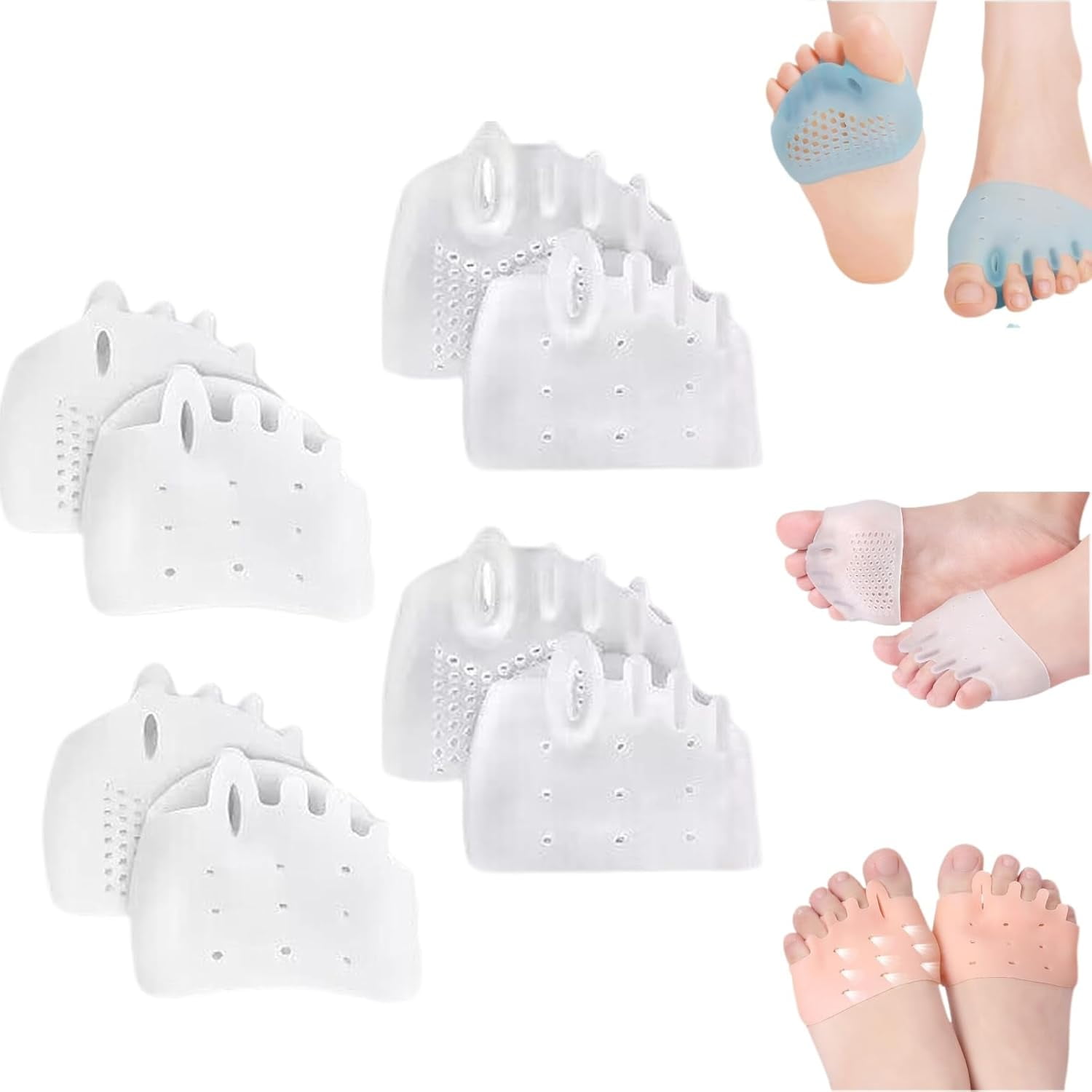 Hyggear Silicone Toe Separators for Women, Hyggear Silicone Toe ...