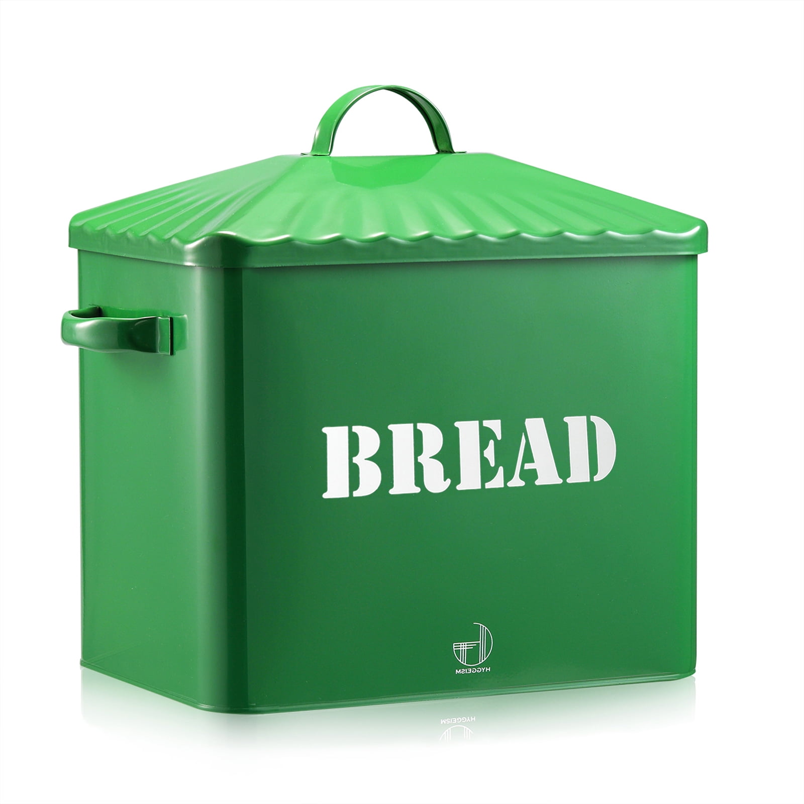 Hyggeism Extra Large Metal Bread Box Holds 6+ Loaves, 14" × 12"× 9 ...