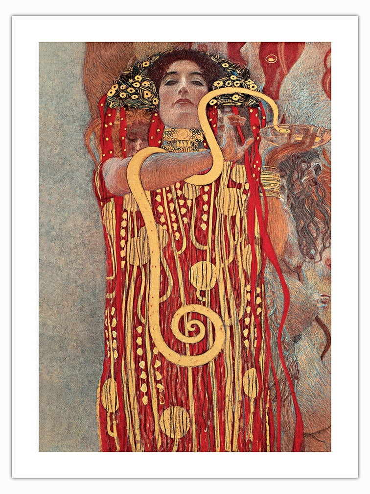 Hygieia - From an Original Color Painting by Gustav Klimt c.1907 ...