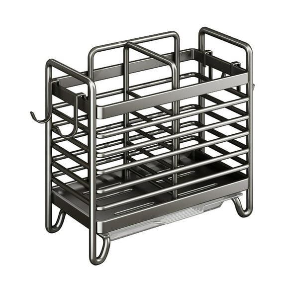 Hygienic Drainage Stainless Steel Chopsticks Utensil Spoon Organizers ...