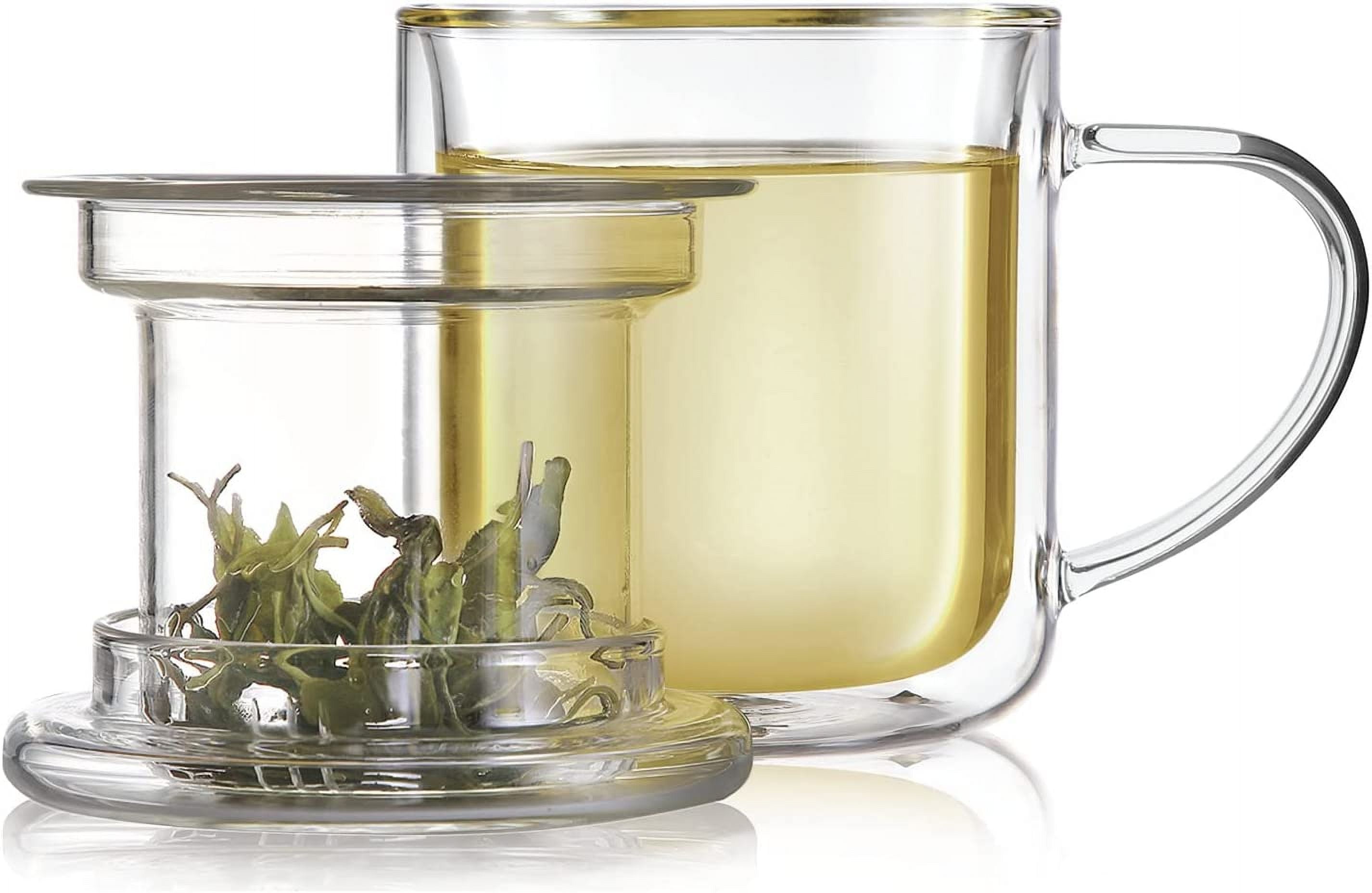 Hygienic Heatproof Glass Tea Cup with Insulated Design - Wellbeing ...