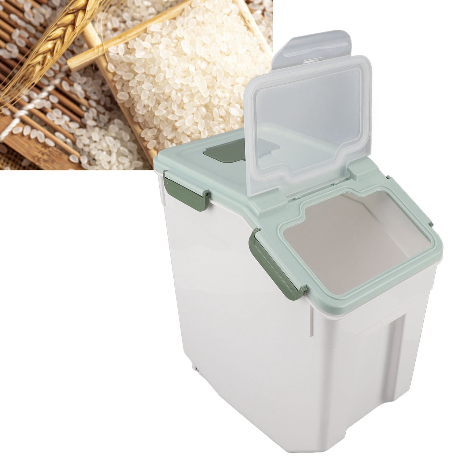 Hygienic Rice Storage Container, Airtight Seal Protects Against Bugs ...