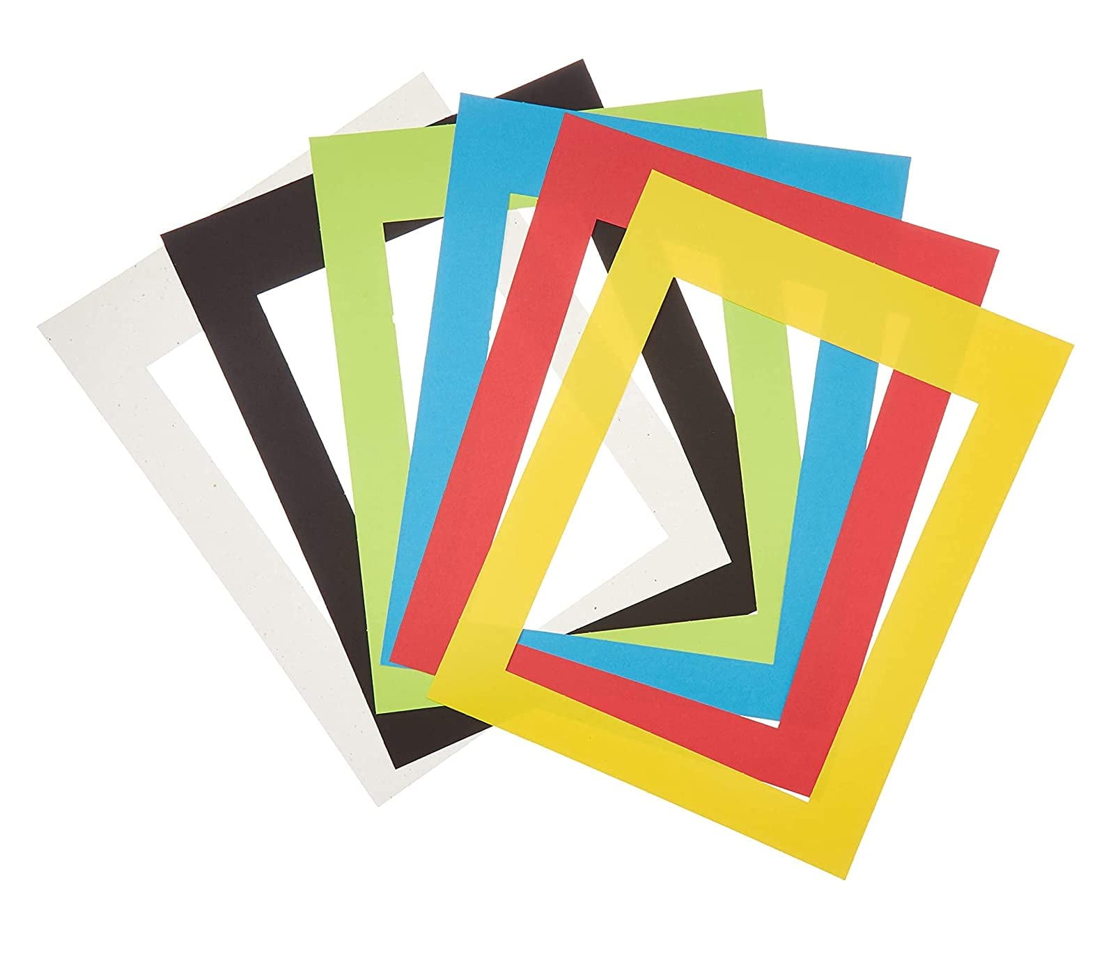 Hygloss Bright Frames - Rectangle Paper Frame with Rectangle Cut-out ...
