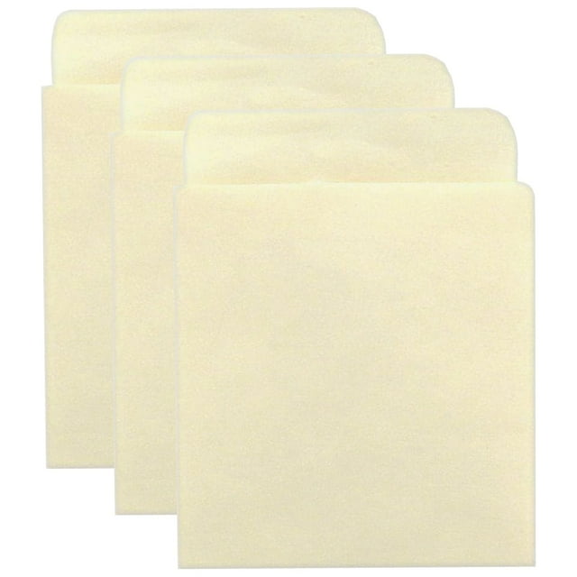 Hygloss Bright Sticky Back Library Pockets, Manila, 40 Per Pack, 3 ...