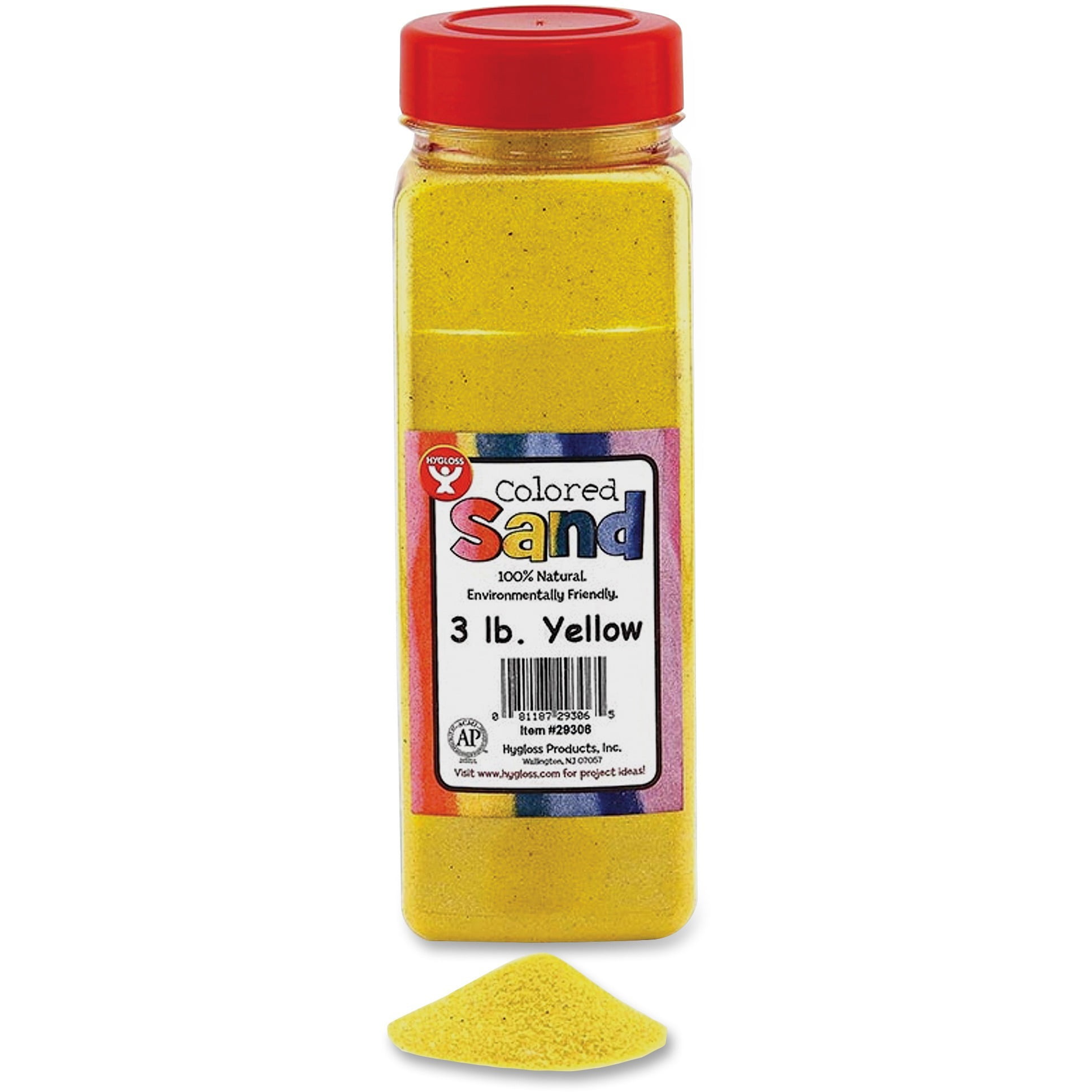 Hygloss Colored Sand, Yellow, 1 Each (Quantity) - Walmart.com
