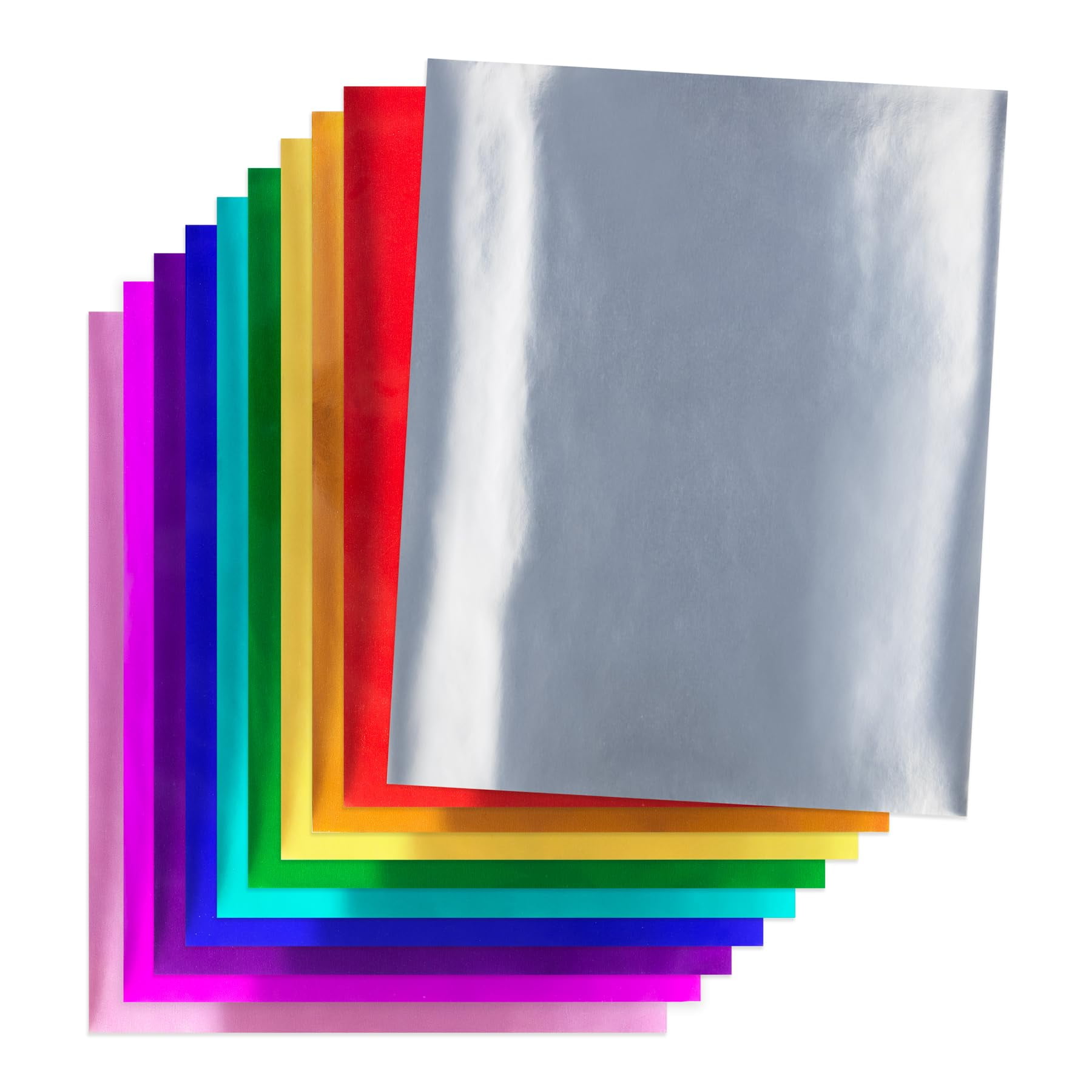 Hygloss Metallic Foil Paper JKF25 - 20 Sheets 10 Assorted Metallic Foil ...