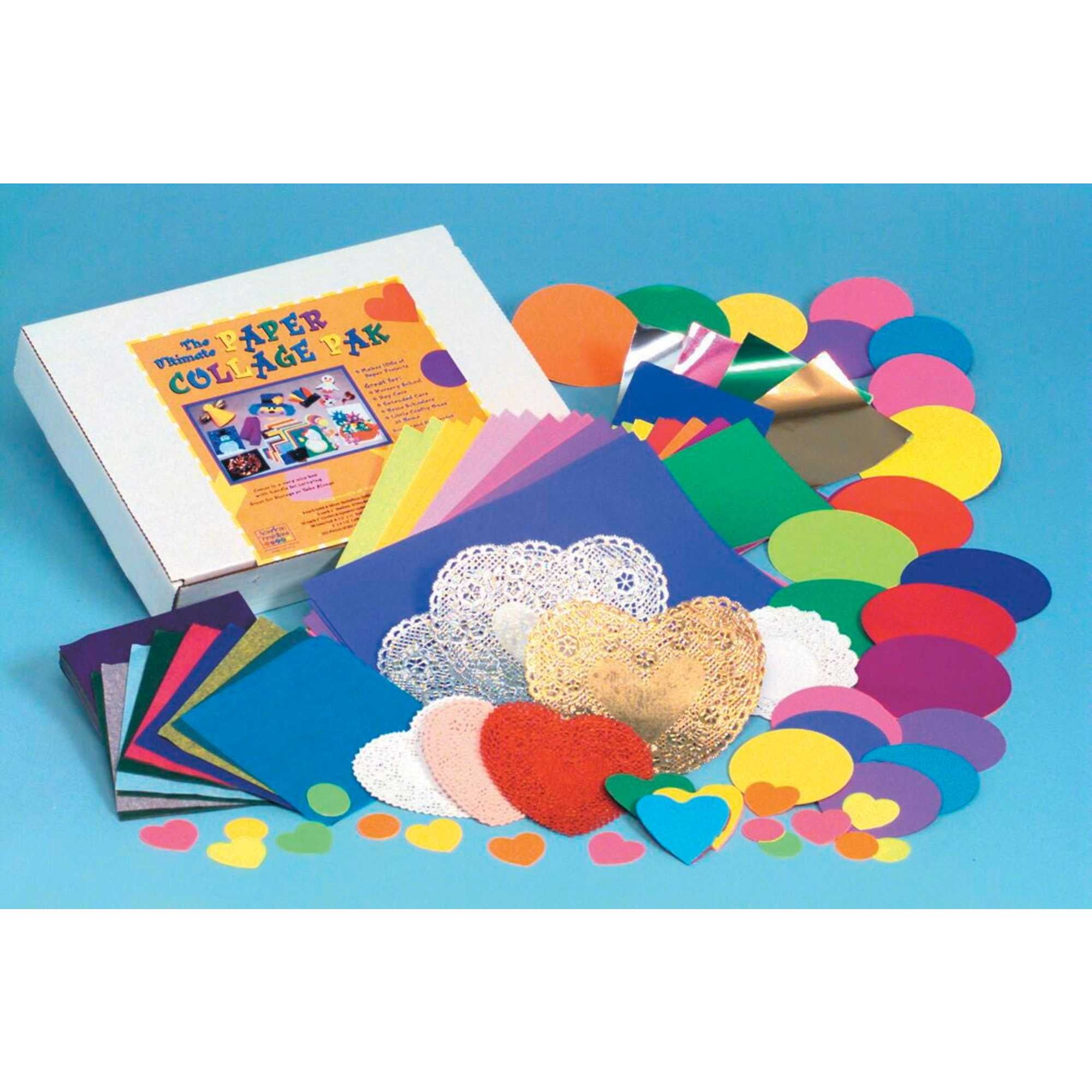 Hygloss Paper Collage Pack, 1100 Sheets, Assorted Colors - Walmart.com