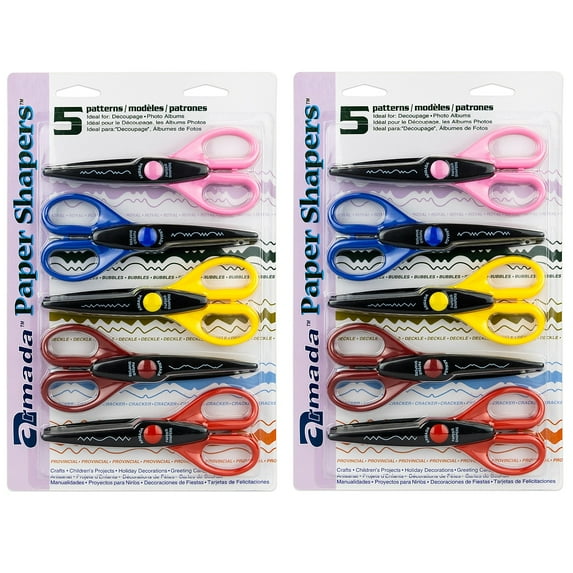 Hygloss Paper Shapers® Decorative Scissors Set 2, 10 Count - Walmart.com