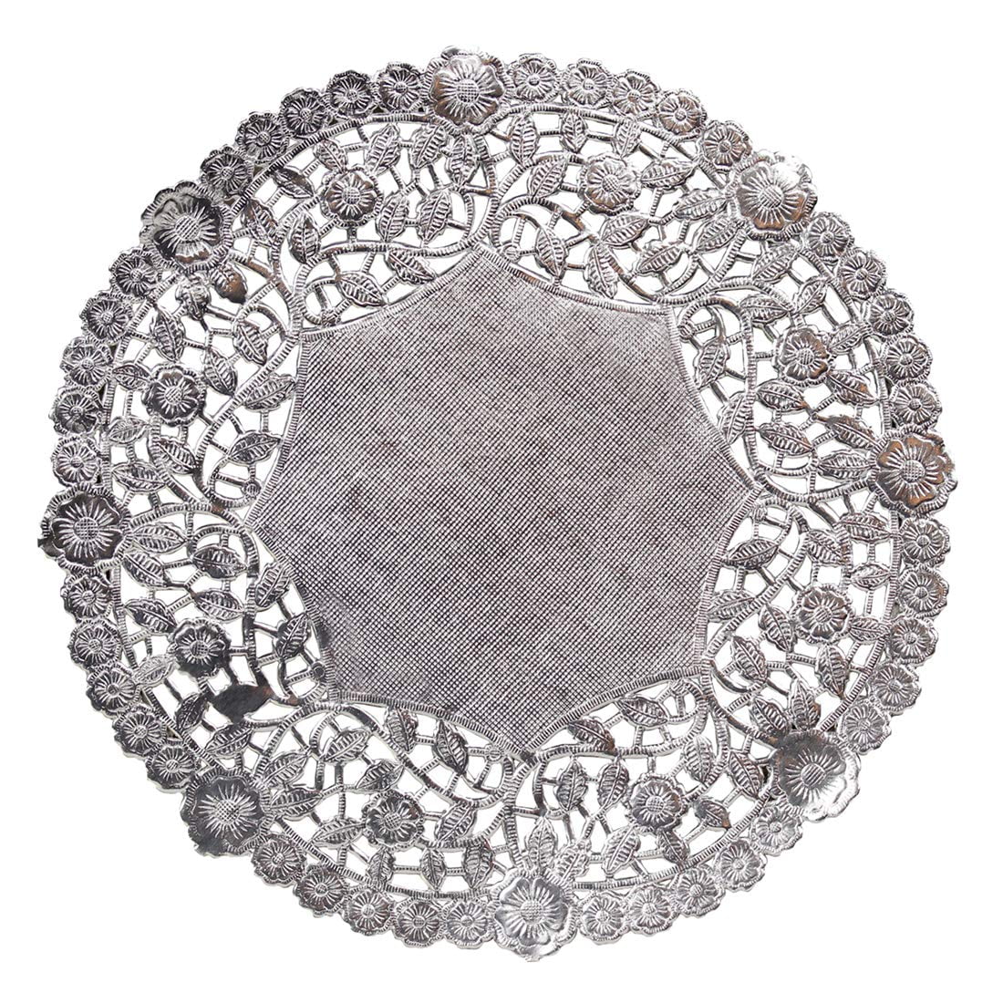 Hygloss Products 8 Inch Silver Foil Doilies - Round Doilies Made in the ...