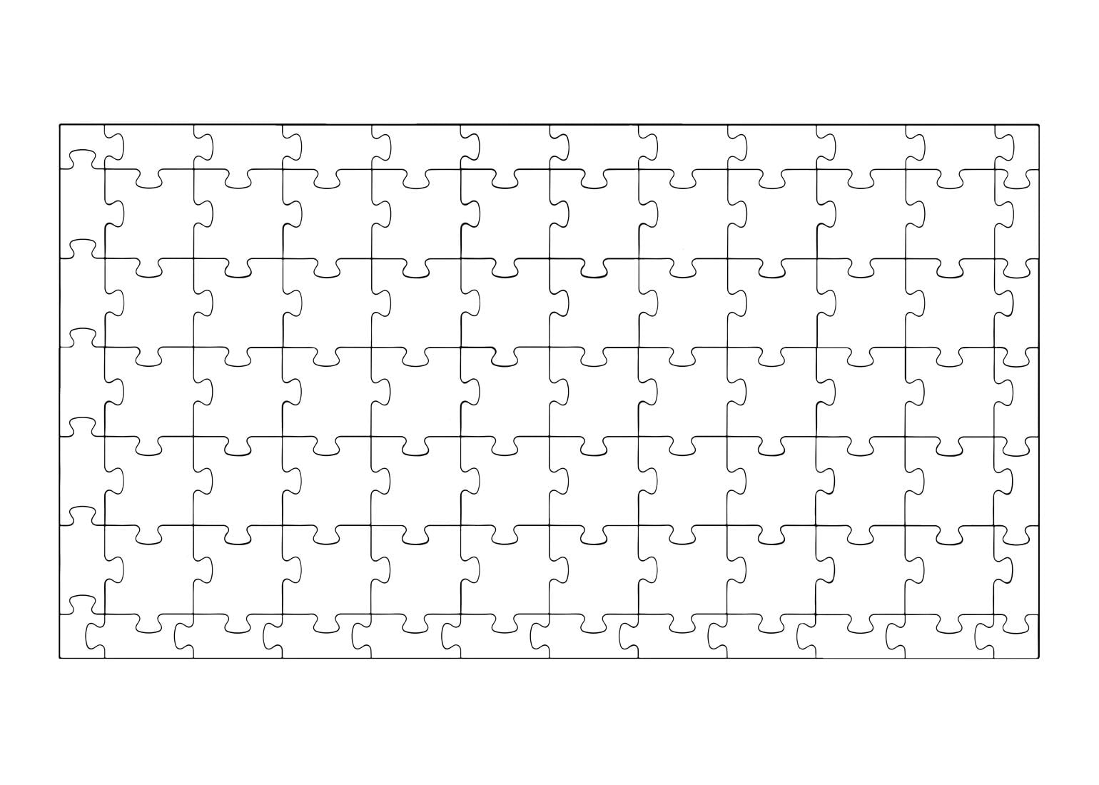 Hygloss Products Blank Community Puzzle - Create-A-Size - Fun Group ...