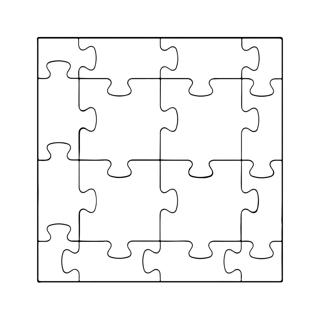Hygloss Products Blank Community YPF5 Puzzle - Junior Size - Fun Group ...
