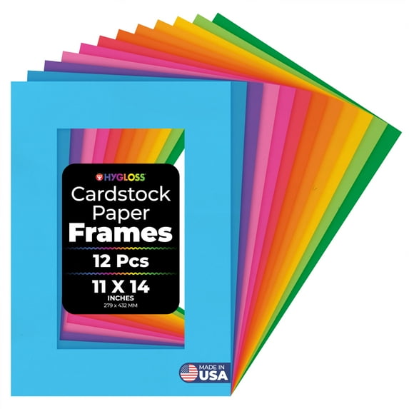 Hygloss Products Bright Specialty Frames MDA05 Cardstock Paper Frame ...