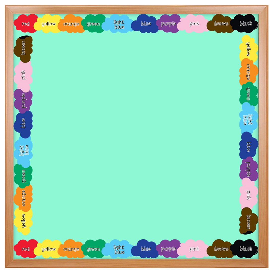 Hygloss Products Color Splotch Die-Cut Bulletin Board Border ‚Äì ...