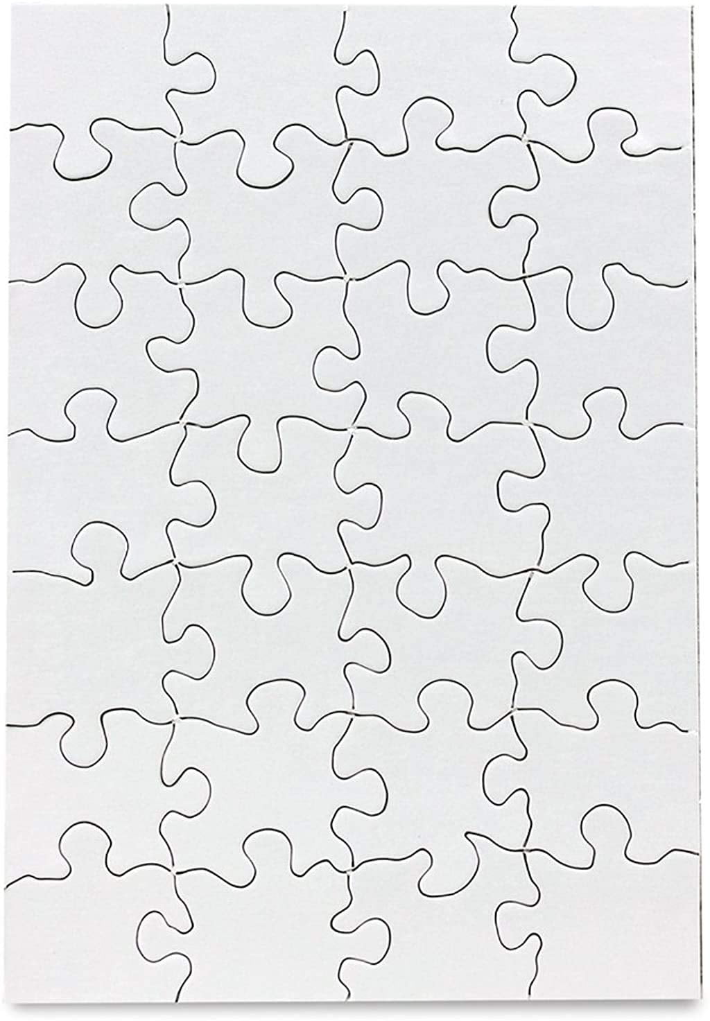 Hygloss Products, Inc DIY Invite Blank Puzzle for Decorating-Art ...