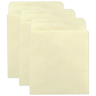 Hygloss Bright Sticky Back Library Pockets, Manila, 40 Per Pack, 3 ...