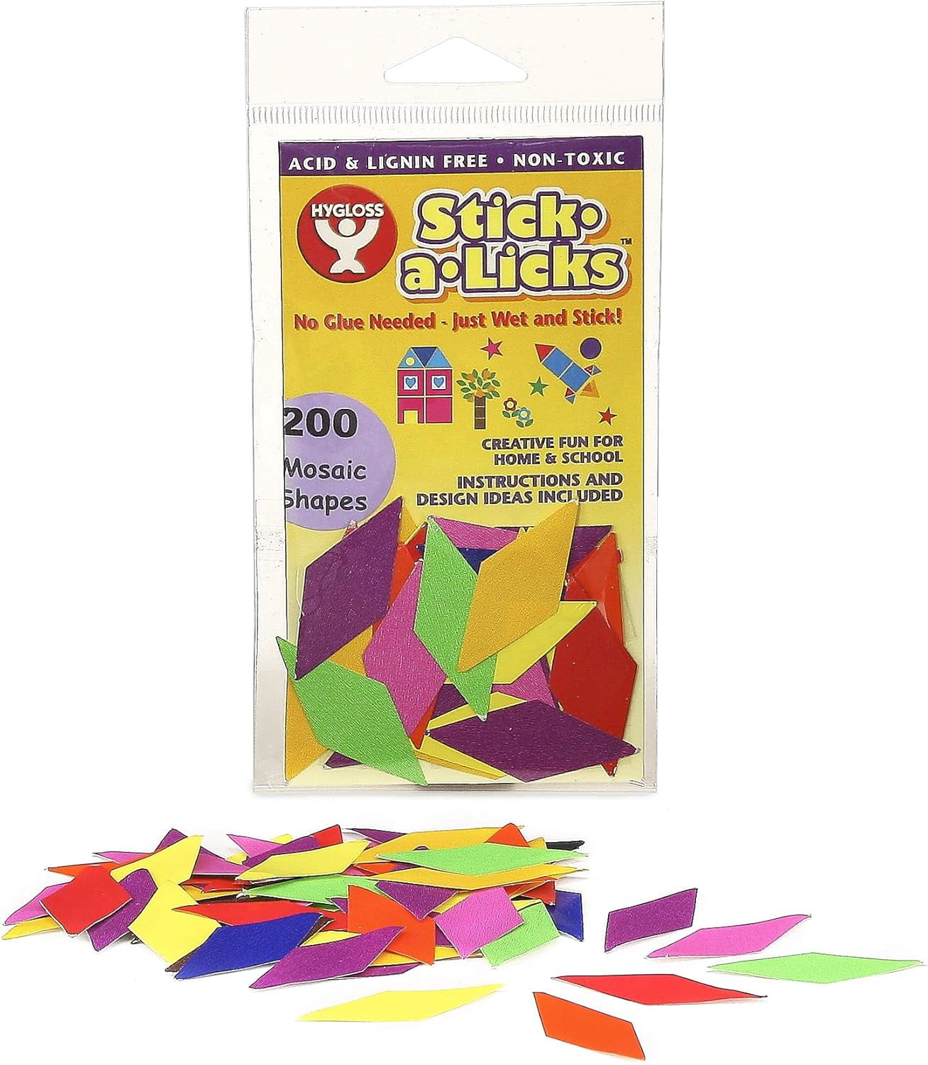 Hygloss Products Stick-A-Licks for Arts & Crafts-Classroom Activities ...