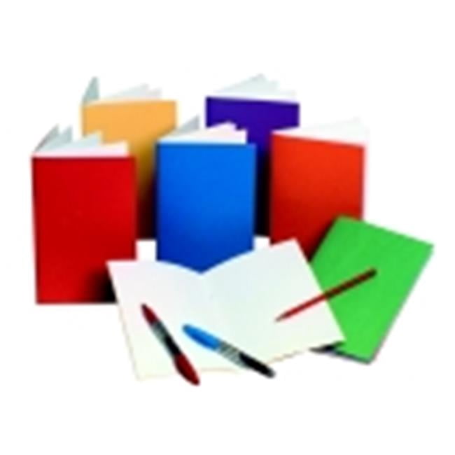 Hygloss 5.5 x 8.5 in. Rainbow Bright Blank Book, 32 Sheets, Pack - 12 ...