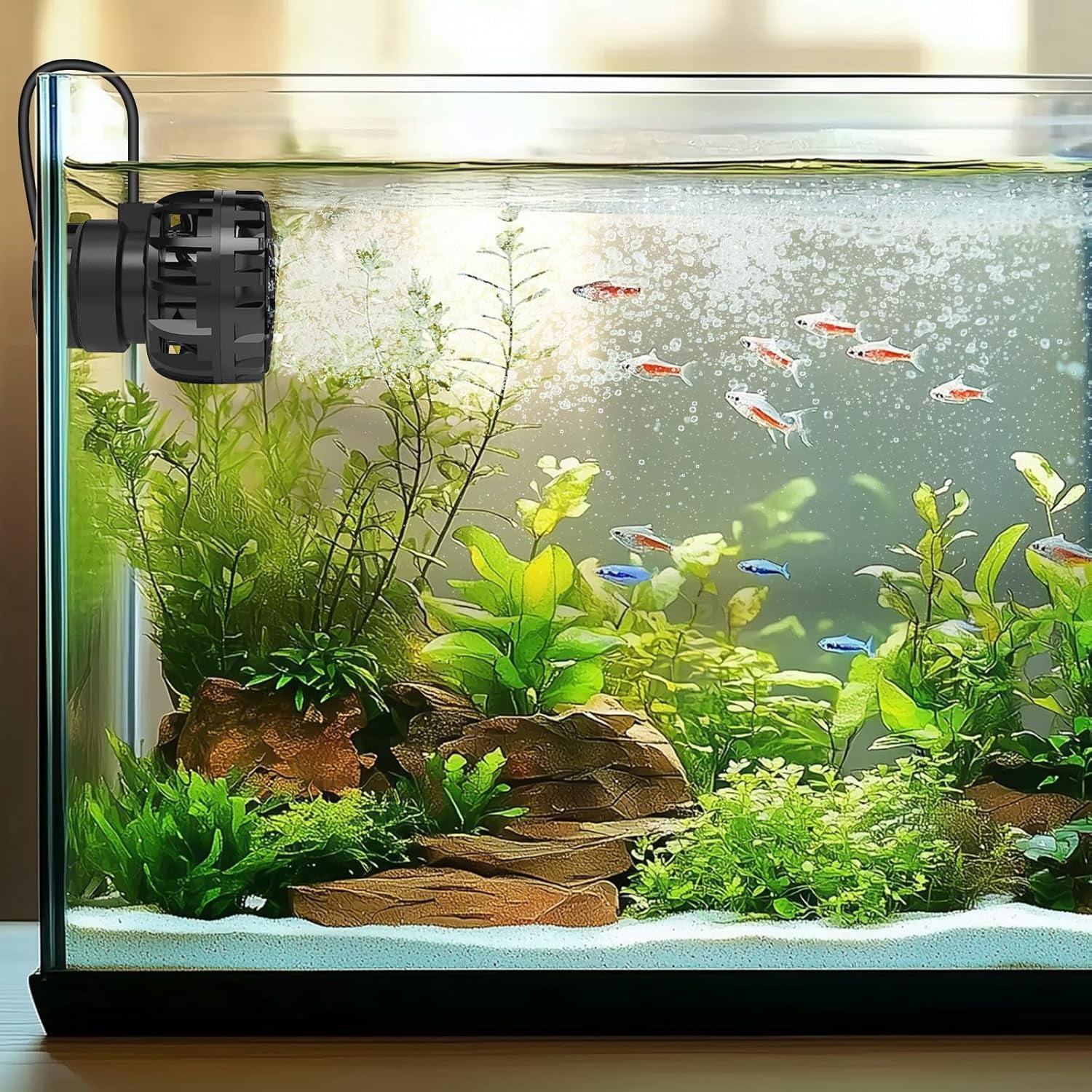 Hygmarine - Aquarium Wave Maker for 10-20 Gallon Fish Tanks, Adjustable ...