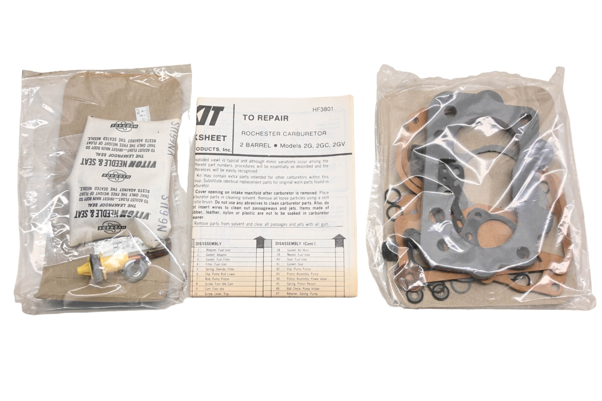 Hygrade 531A Rochester 2-Barrel 2G 2GC 2GV Carburetor Repair Kit NOS ...