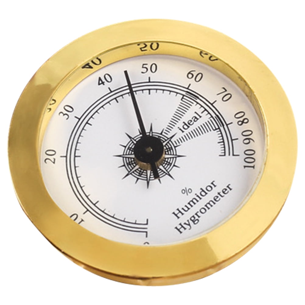 Hygrometer Alloy Humidity Meters Round Gauge Humidor Accessory Violin ...
