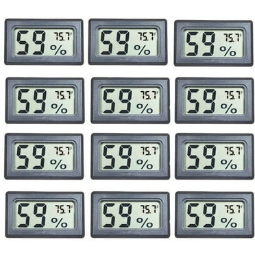 6 Pack Mini Small Digital Hygrometer Thermometer Indoor Temperature and ...