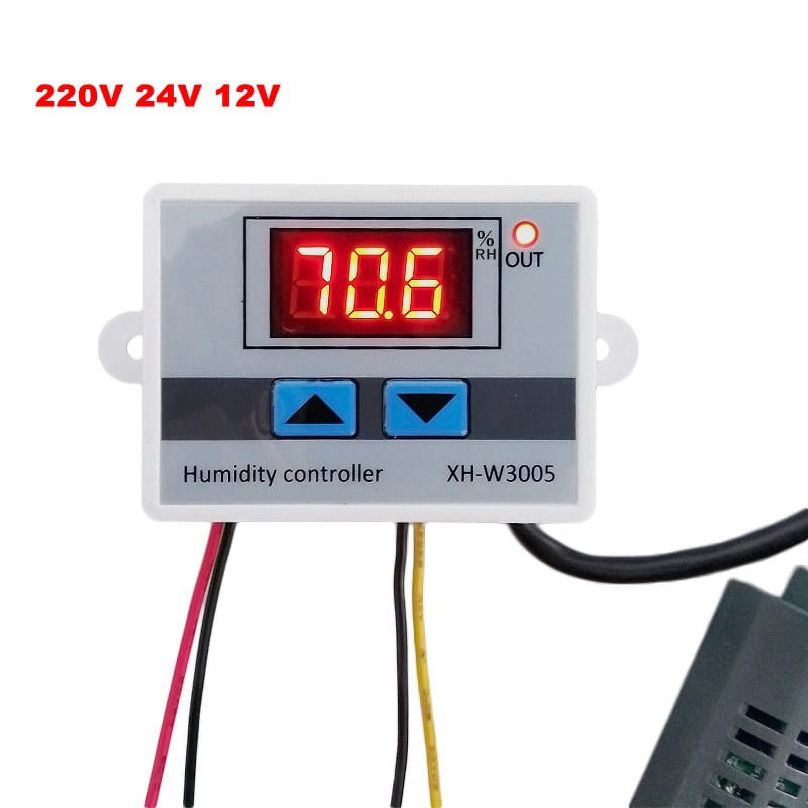 Hygrometer Hygrostat, Digital Humidity Controller for Humidifier ...