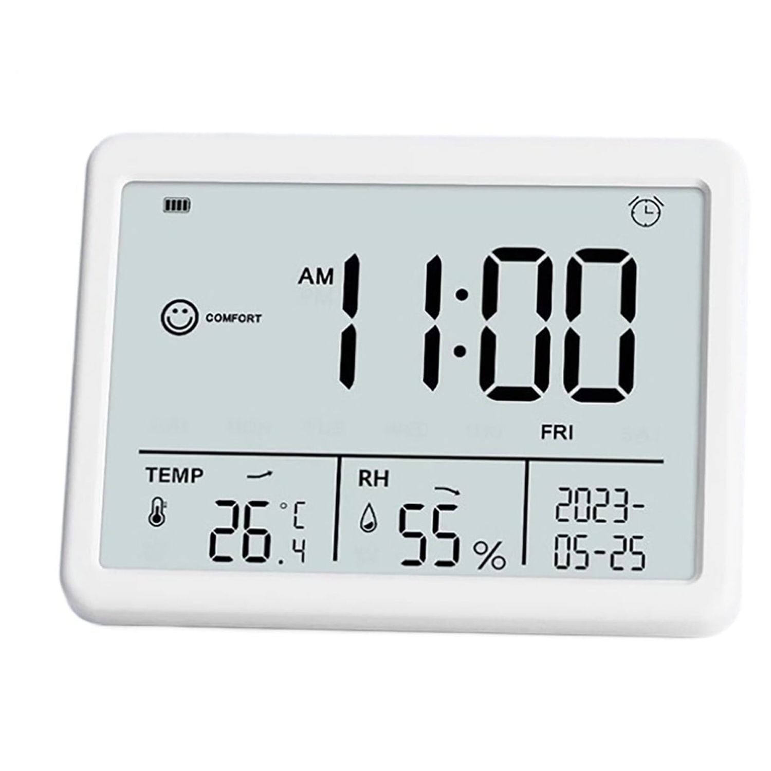 Hygrometer Indoor Thermometer, Desktop Digital Thermometer with ...