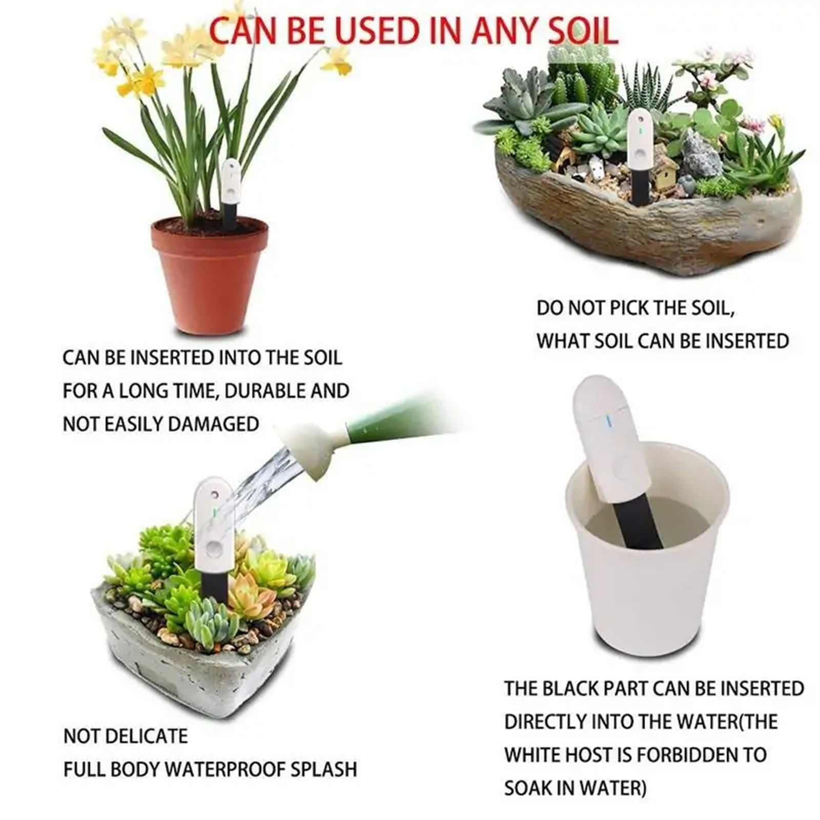 Hygrometer Tester Care Humidity Smart Sensor Monitor Moisture - Walmart.com