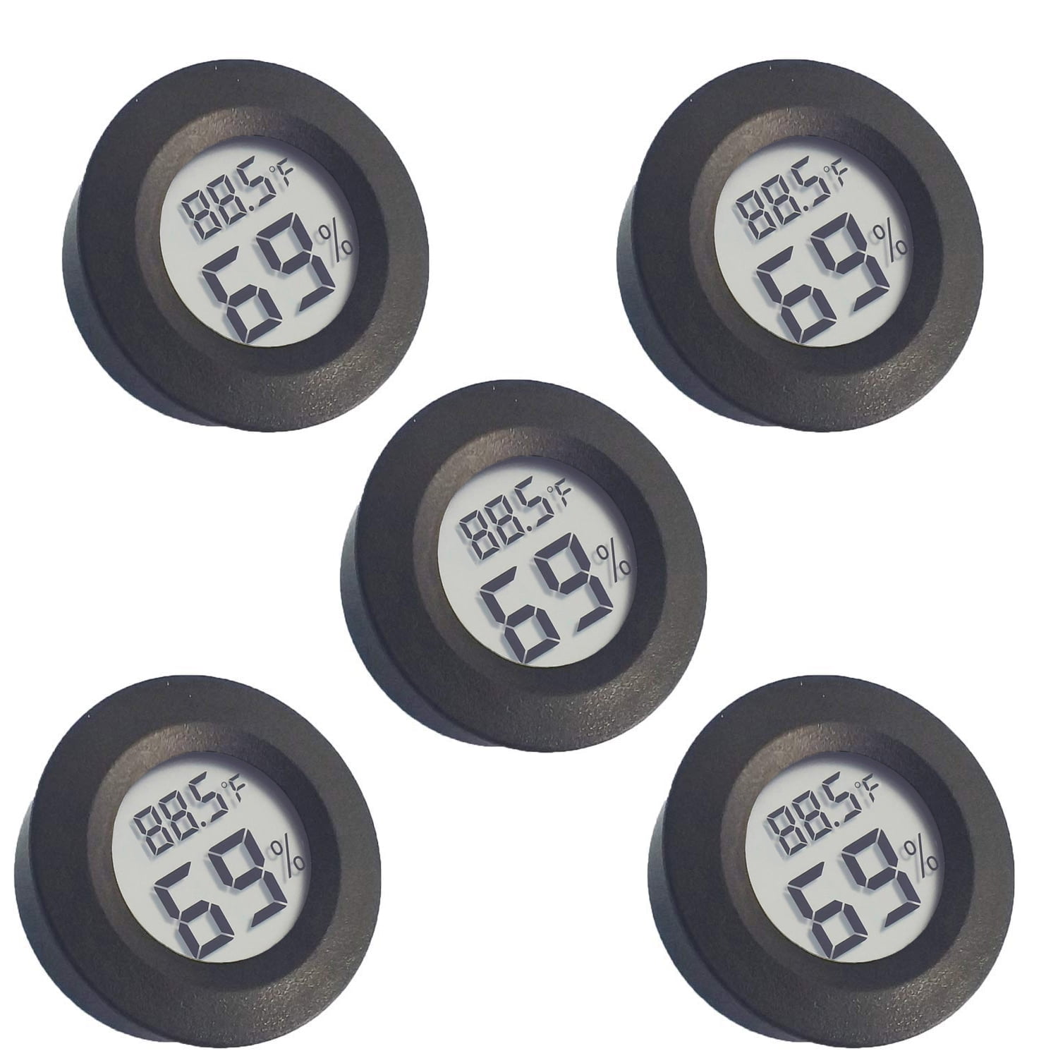 Hygrometer Thermometer, Digital LCD Monitor Indoor Outdoor Humidity ...