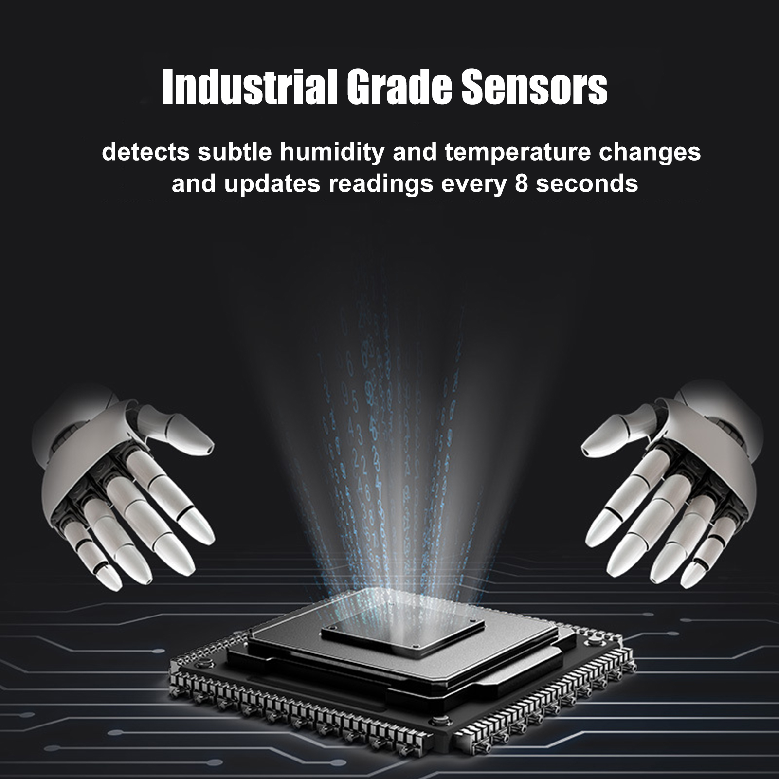 Hygrometer,Weather Station Alarm Thermometer Indoor Temperature ...