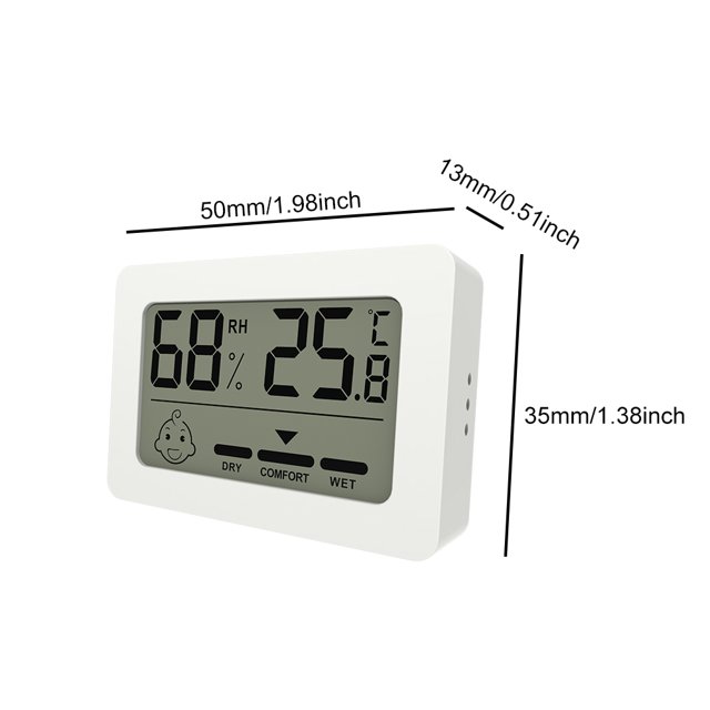 Hygrothermograph,Thermometer Temperature Stand Office Baby Temperature ...