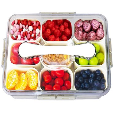 piaybook Storage Organizer Hand Woven Rattan Serving Tray Decorative ...