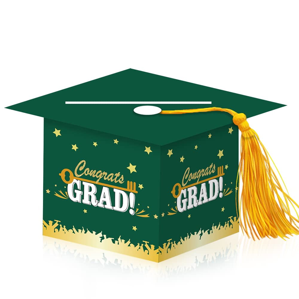 Hying 2025 Graduation Card Box Congrats Grad Gift Box Class of 2025 Graduation Cap Card Holder ...