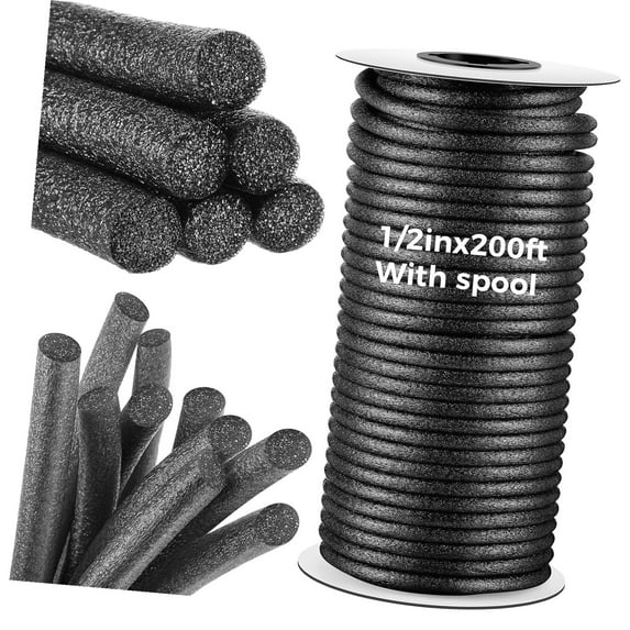 Hyjoy 1/2 Inch 200 ft Backer Rod for Gaps Joints Concrete Crack Filler ...