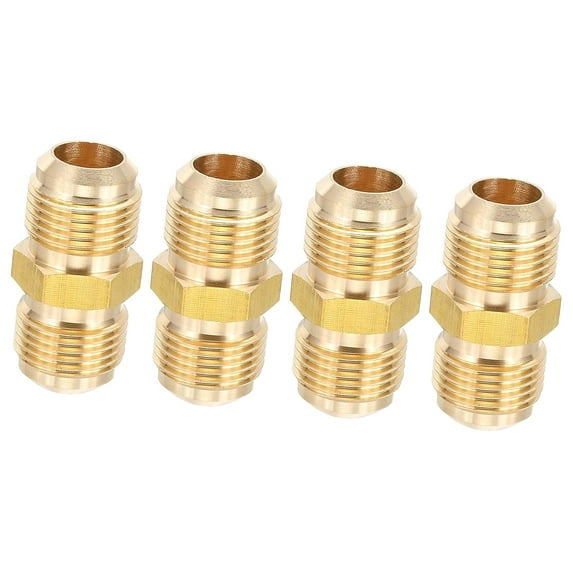Hyjoy 1/2 Inch Male Flare 1/2 Inch Male Flare Connector, 6Pcs SAE 45 ...