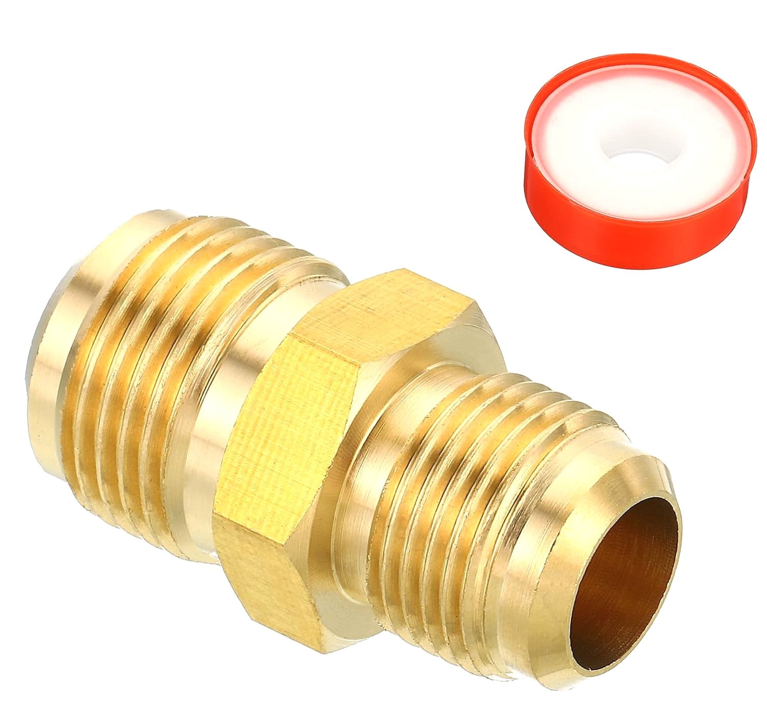 Hyjoy 1/2 SAE Male 5/8 SAE Male Tube Coupler, Pipe Thread Adapter Flare ...