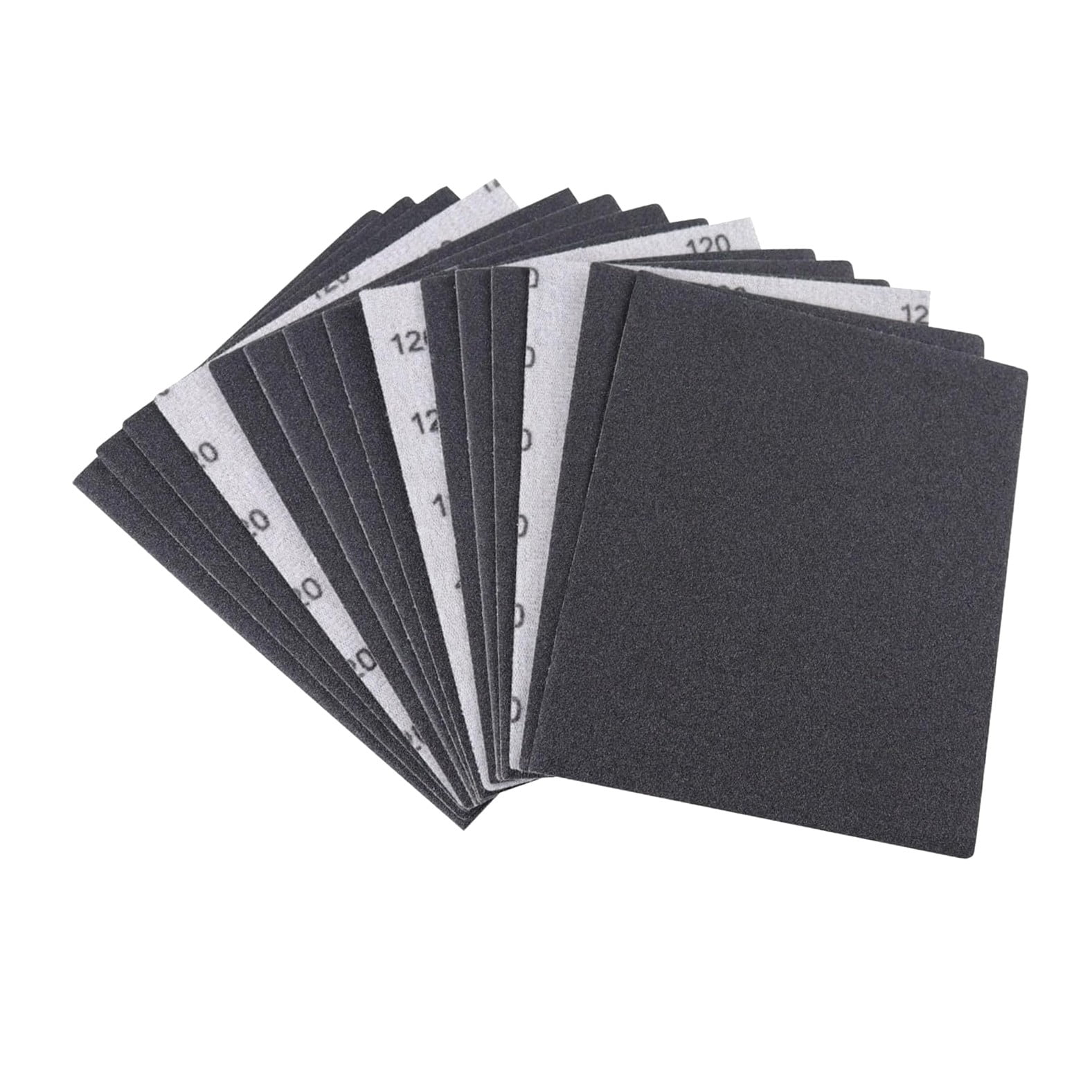 Hyjoy 1/4 Sheet Sandpaper, Sander Sandpaper, Wet Dry Silicon Carbide, 4 ...