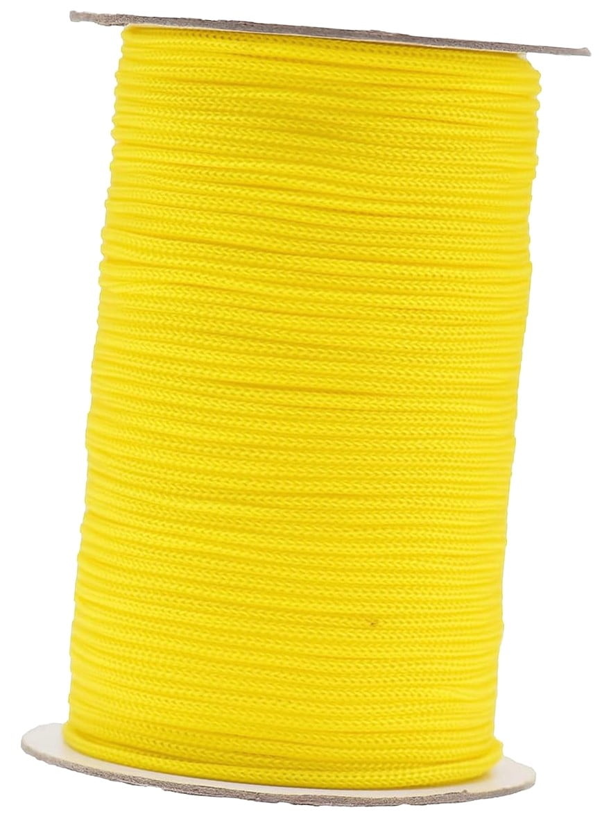 Hyjoy 1/8Inch Polypropylene Utility Drawstring Hollow Braided PP Rope ...