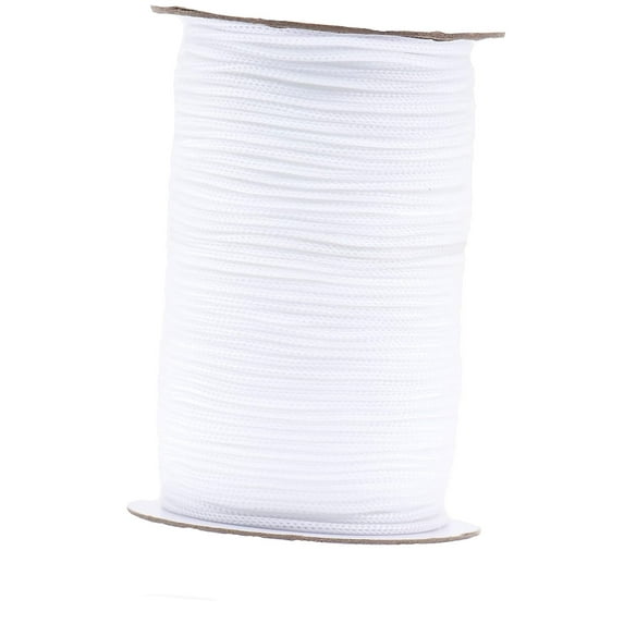 Hyjoy 1/8Inch Polypropylene Utility Rope Drawstring Hollow Braided PP ...