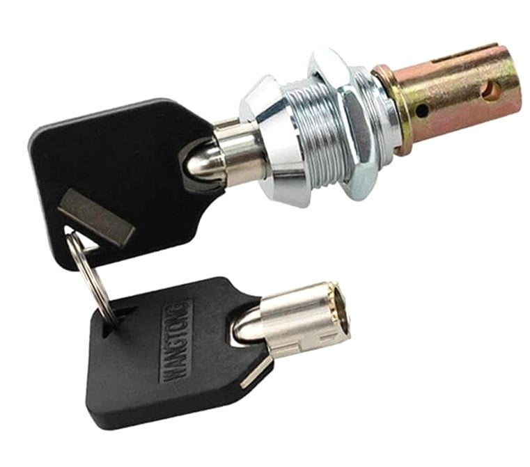 Hyjoy 1 Set Toolbox Lock with Keys, Tubular Lock and Key Set, Box Lock ...