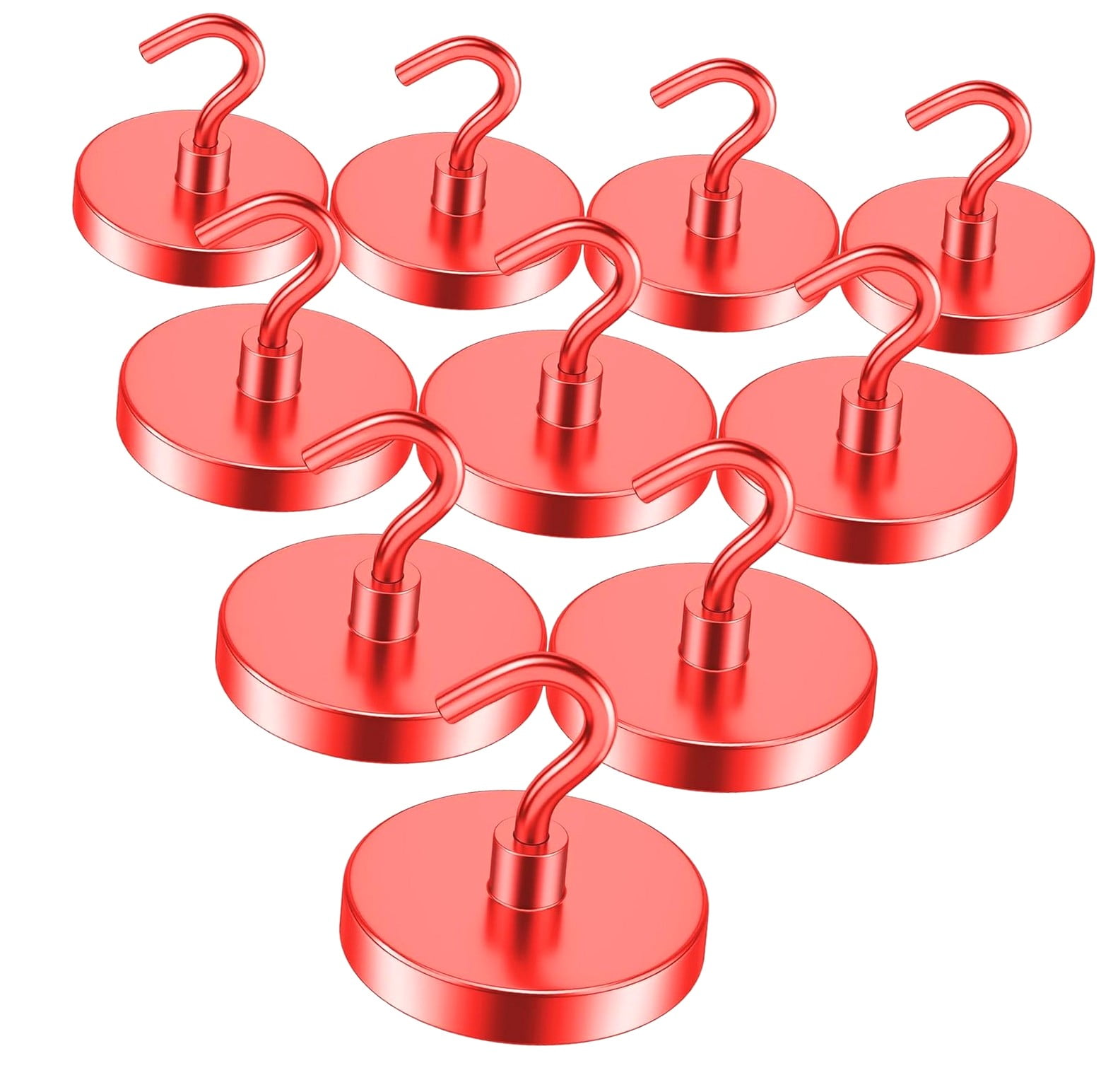 Hyjoy 10 Pack 110 Lbs , . Neodymium Hanger for Suspending, Rust ...