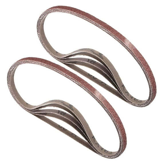 Hyjoy 10 Pack 3/8 21 Inch 60 Grit Paper, Aluminum Abrasive Sander for ...